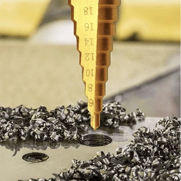 Punta da trapano in titanio : Punta da trapano conica – Sedona Shop